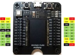 【Arduino】ESP-WROOM-32, WROVER書き込みアダプタを使う – たまねぎブログ